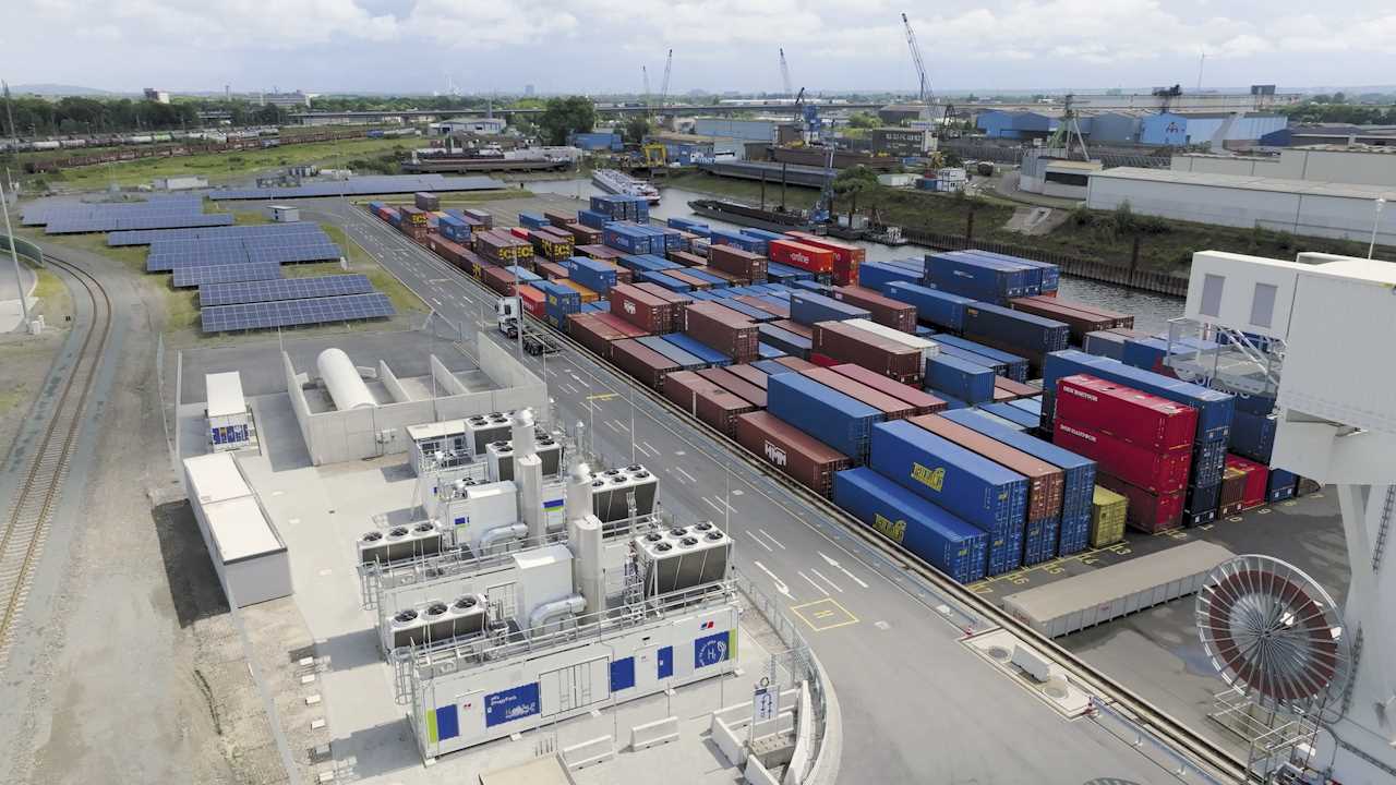 Enerport II : Erstes autarkes Microgrid für Logistikterminal eröffnet